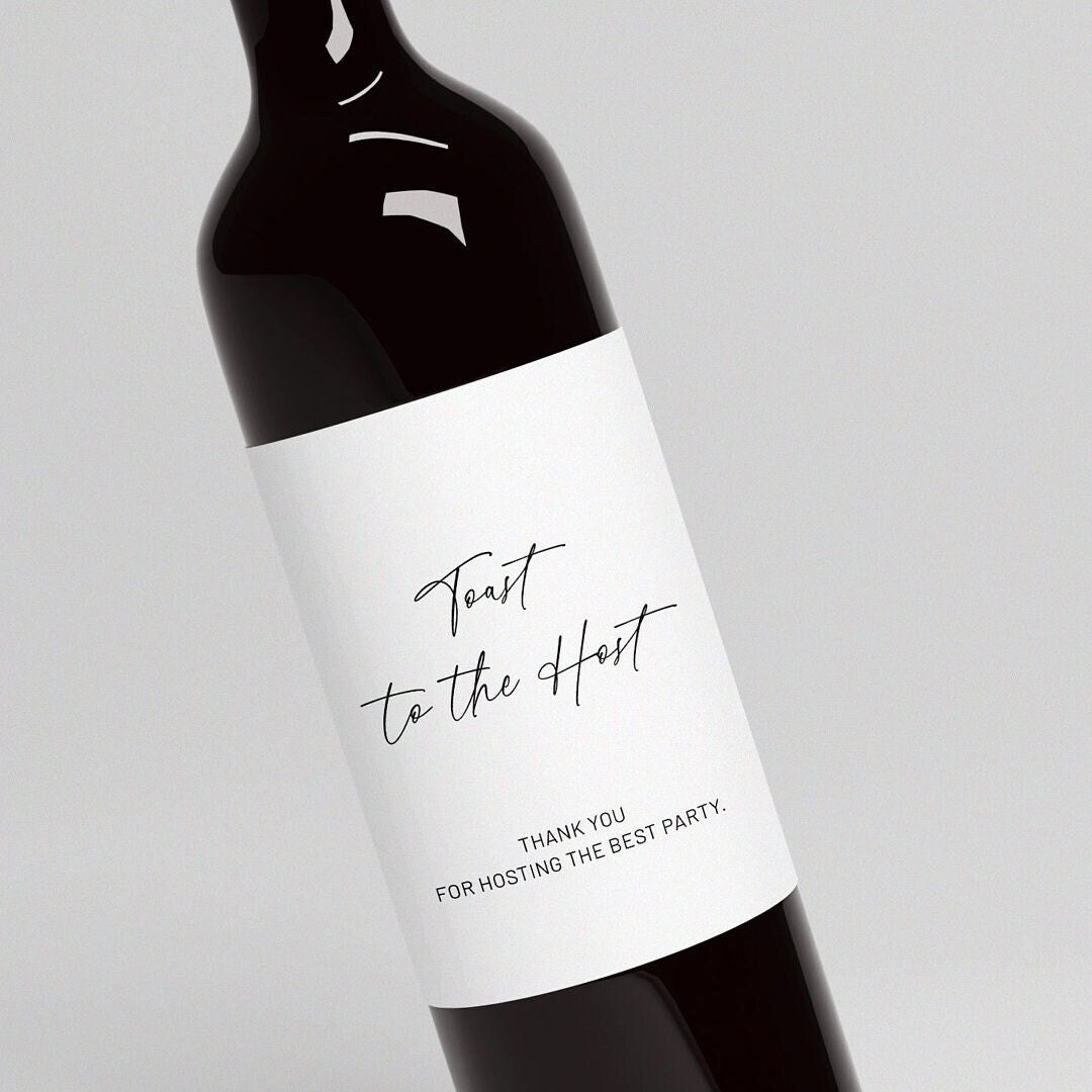 Toast to the Host, Hostess Gift, Best Shower Ever, Baby Shower Host ...