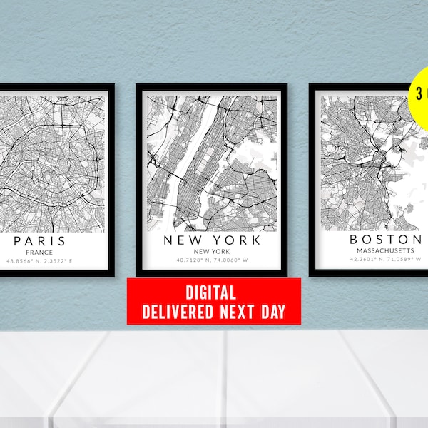 City Maps - Etsy