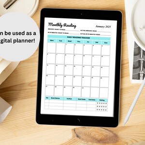 READING JOURNAL Printable Journal Pages, Digital Planner Pages, A5 & Us ...