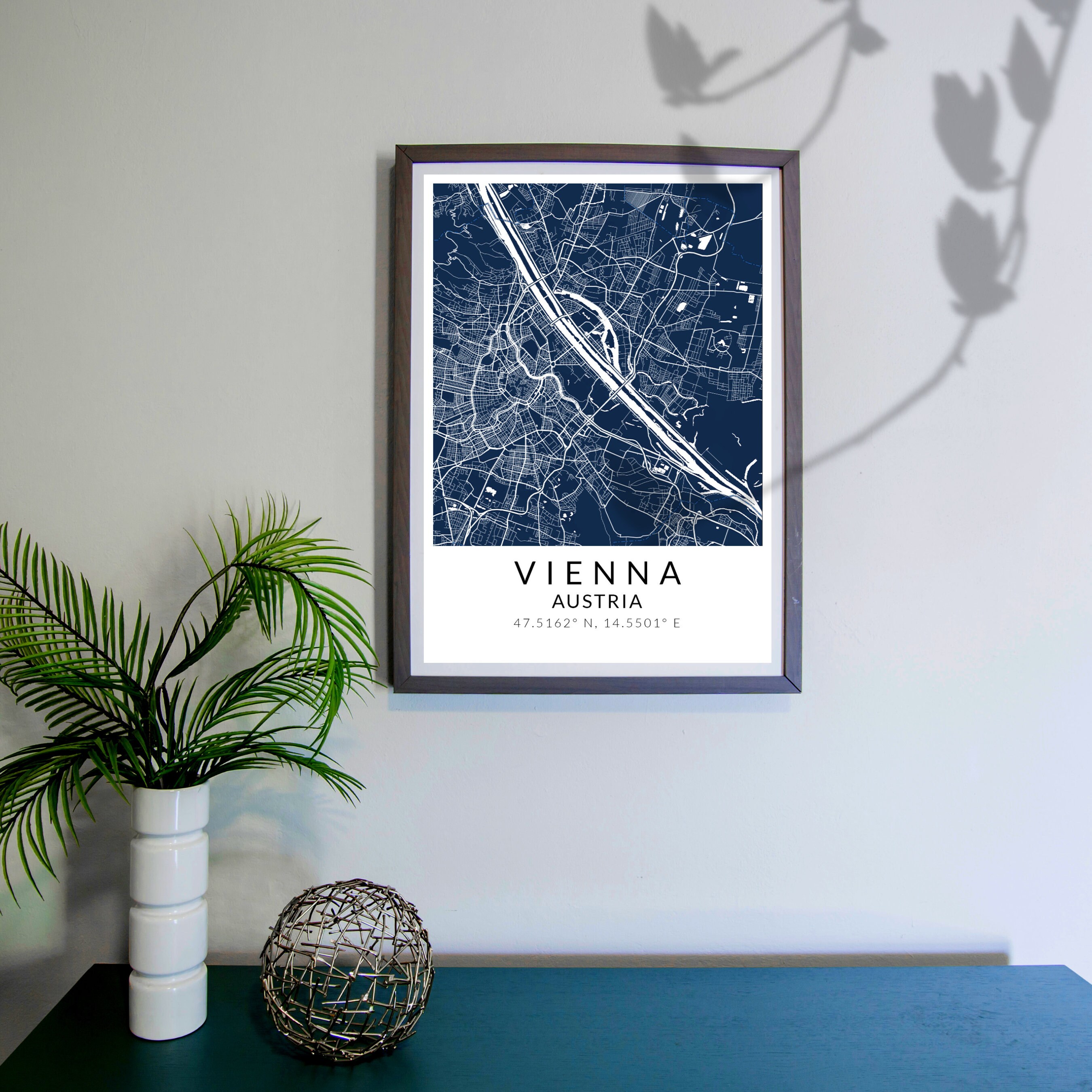 CUSTOM CITY Map Personalized Map Poster Printable Map Wall - Etsy