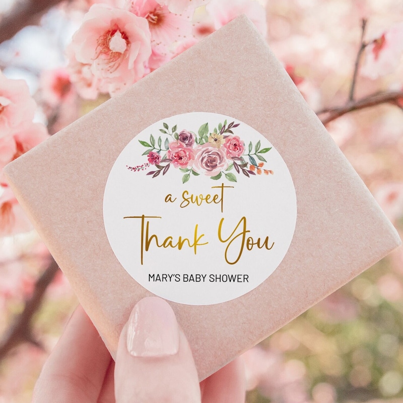 Thank You Stickers - Etsy
