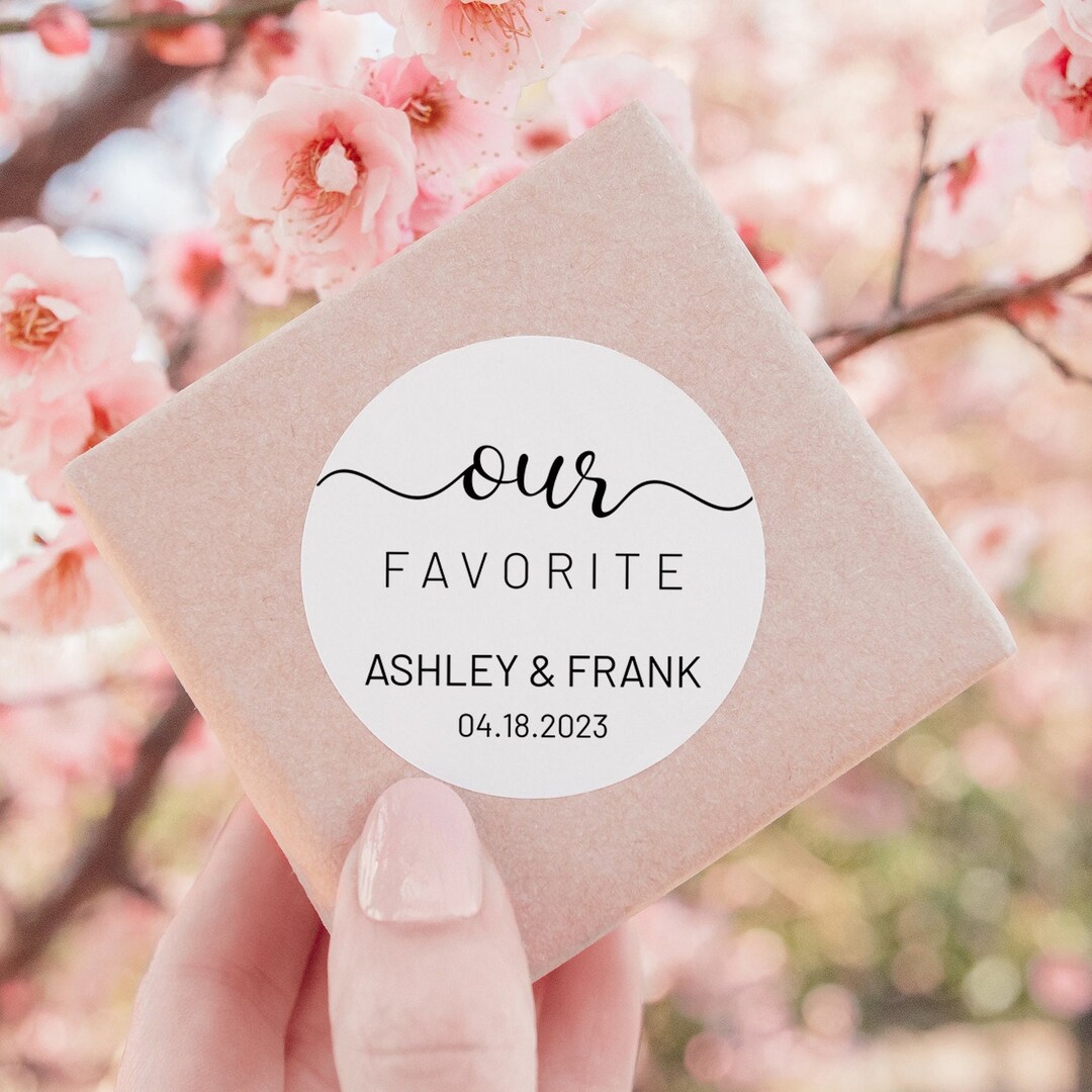 Our Favorite Stickers,printed Wedding Favor Stickers,wedding Favor ...