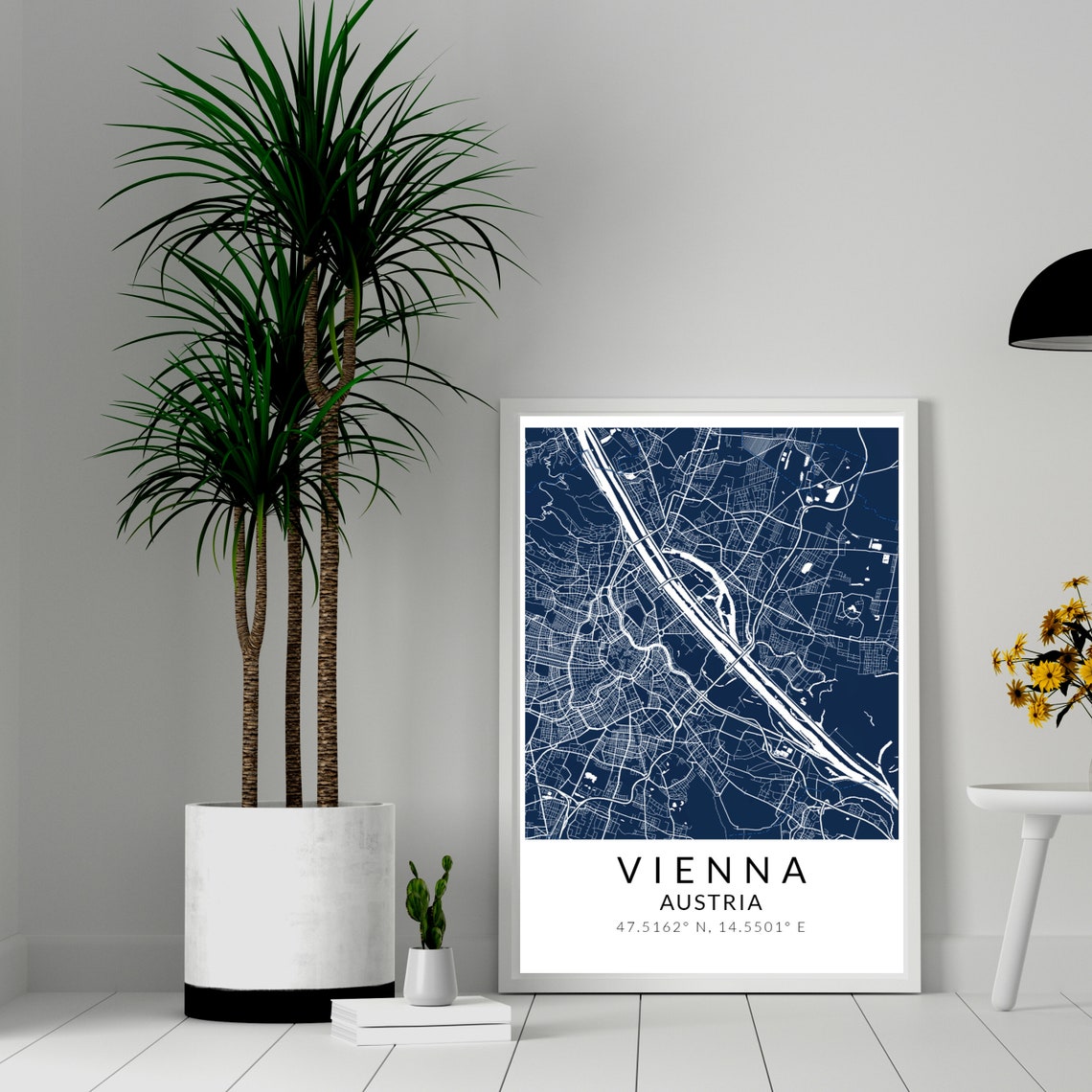 CUSTOM CITY Map Personalized Map Poster Printable Map Wall - Etsy