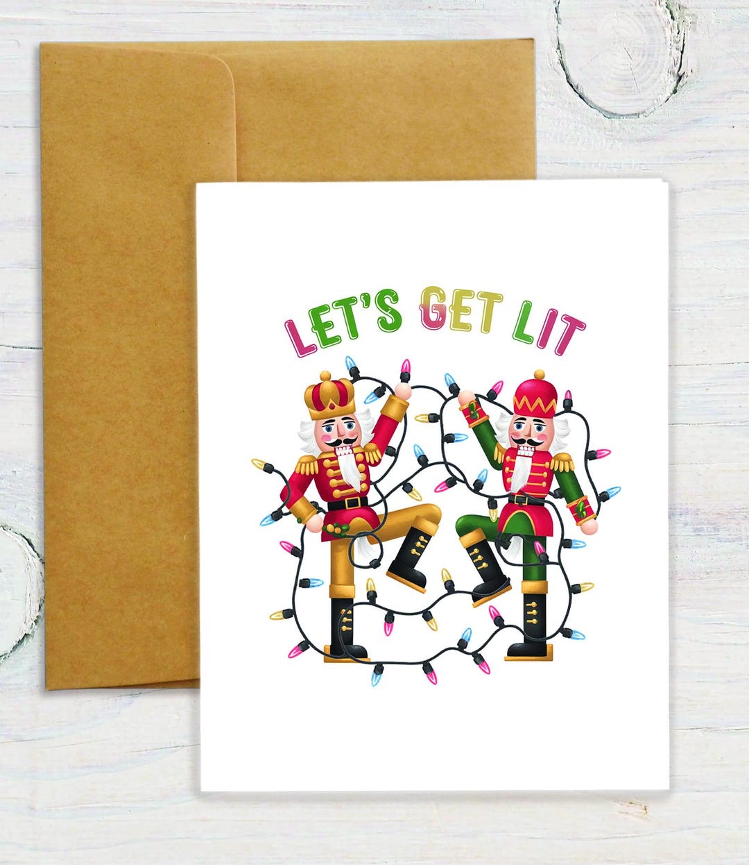 Retro Christmas Nutcracker Card, Nutcracker Christmas Card, Dad ...