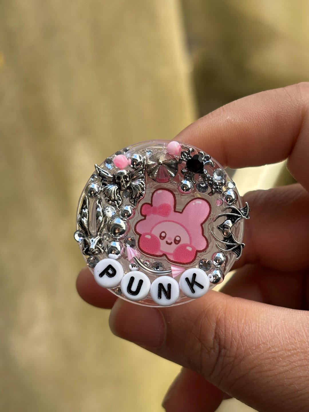 Personalized Phone Pop Socket | Punk Pop Socket | Customized Pop Socket ...