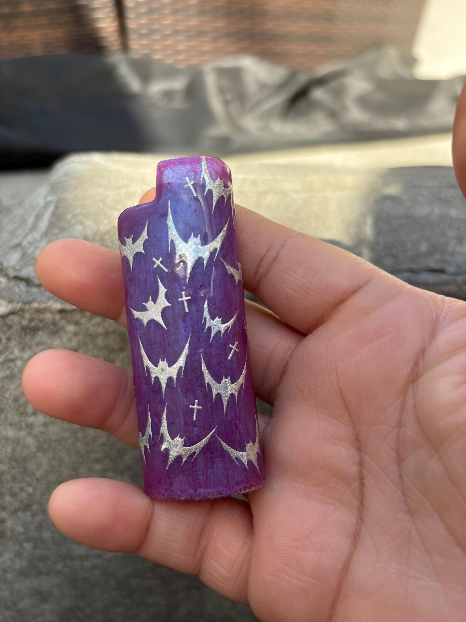 Pink Galaxy Resin Lighter Case | Cosmic Glitter Lighter Sleeve | Y2K ...