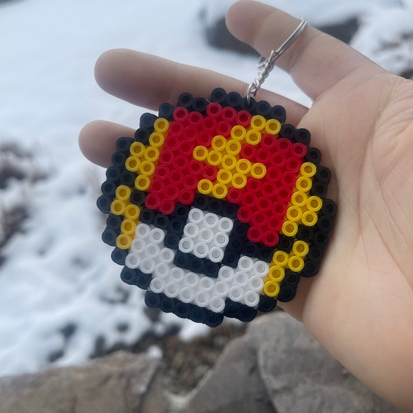 Perler Pokeball - Etsy