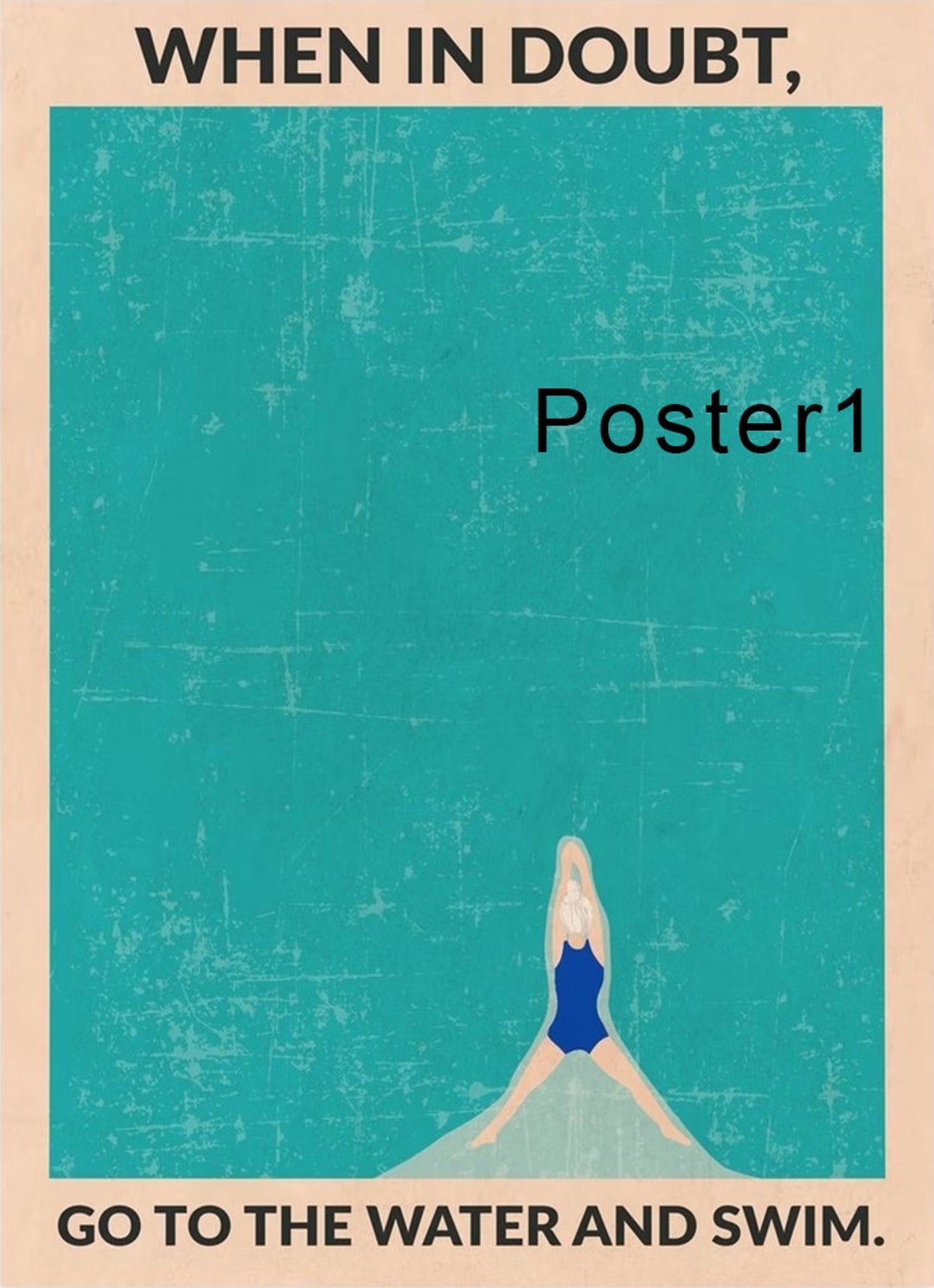 When in Doubt, Go to the Water and Swim, Open Water (grey, Red,blonde), There Was A Girl That ...