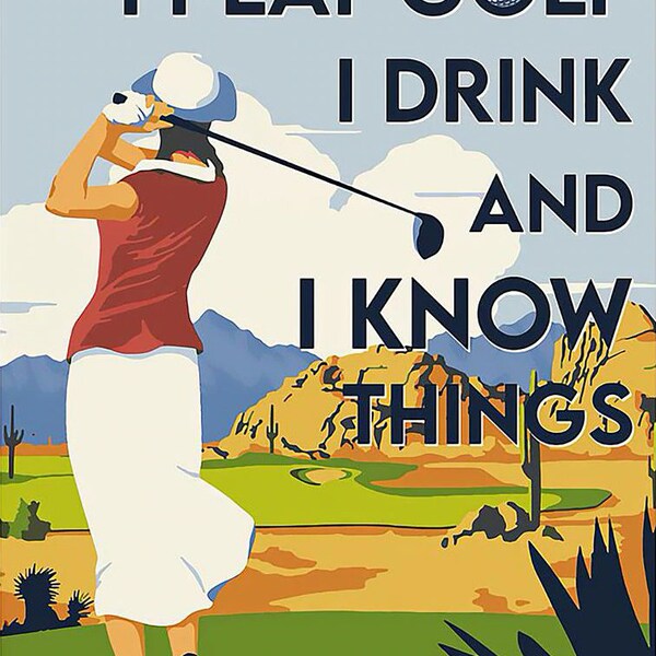 Thats What I Do I Golf and I Know Things - Etsy