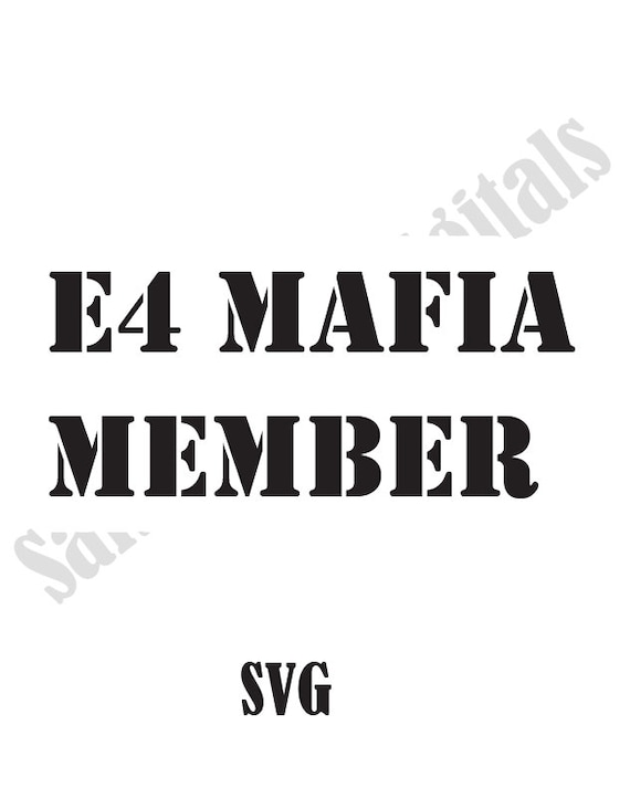 E4 Mafia Member Printable Sticker SVG - Etsy Australia