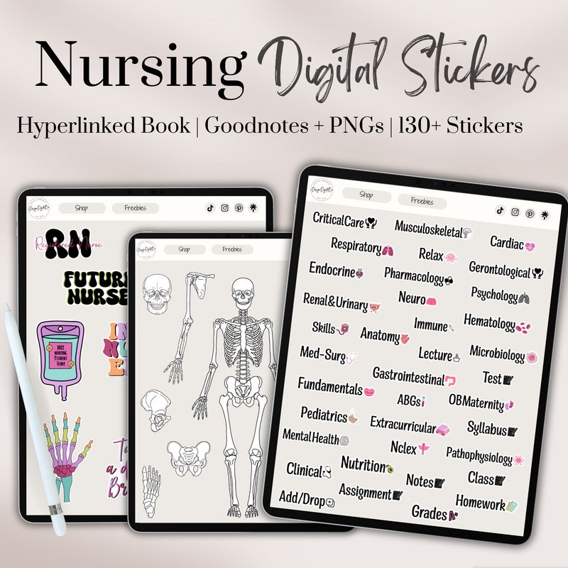Nursing Sticker - Etsy