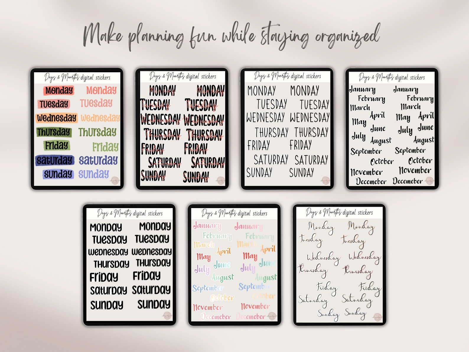 Digital Sticker Book, Good Notes Stickers, Goodnotes Sticker Book ...