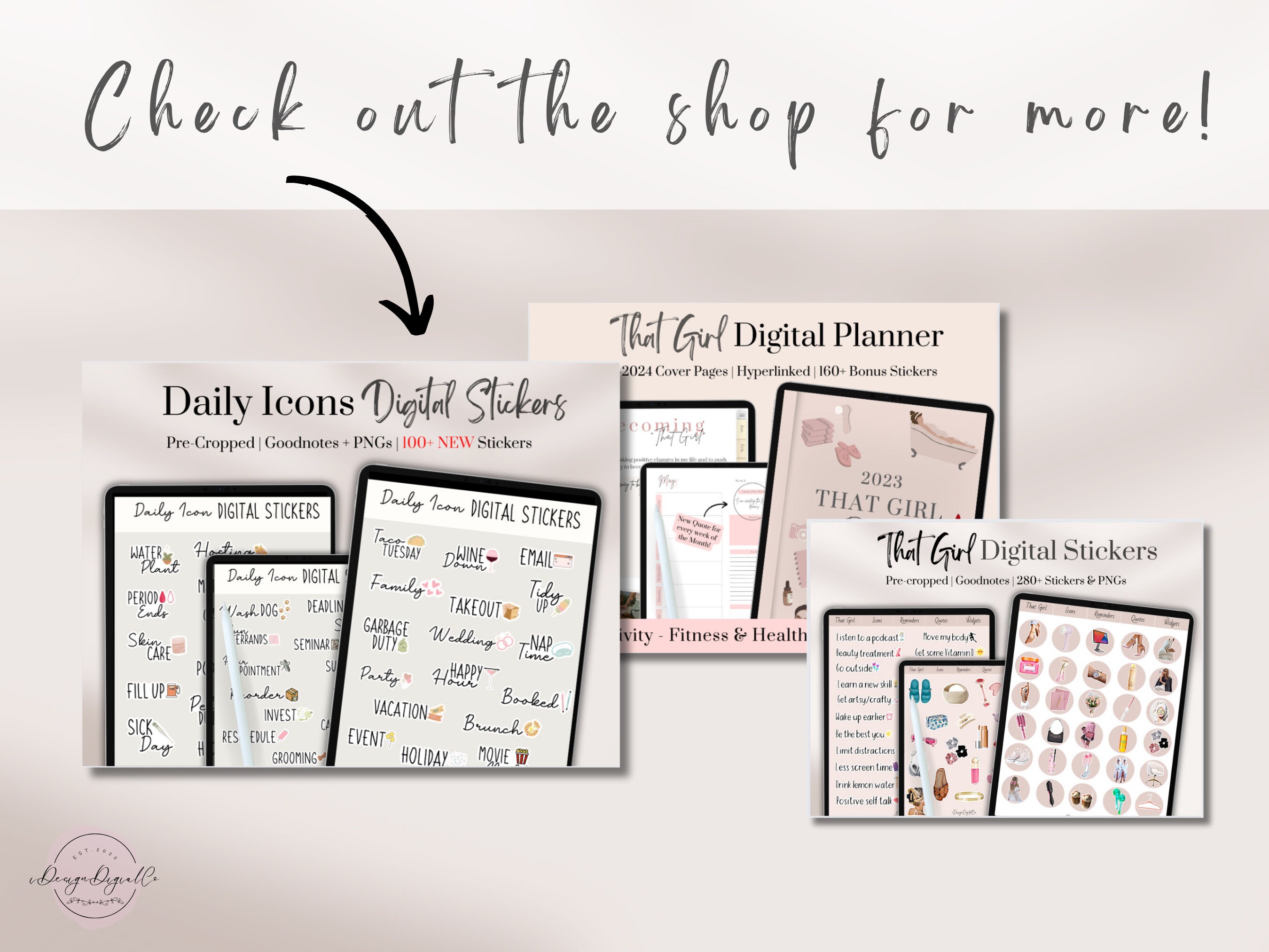 Digital Stickers Goodnotes | Halloween Planner Stickers | Fall Planner ...