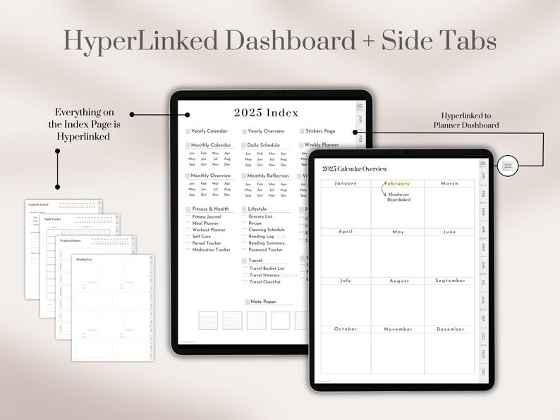 2025 Digital Planner Goodnotes, 2025 Dated Goodnotes Planner, 2025 ...
