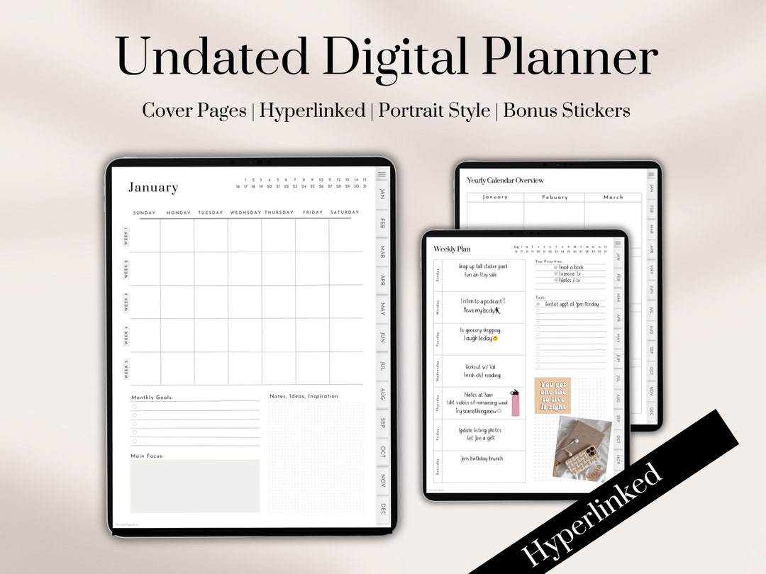 Good Notes Planner, Adhd Digital Planner, Digital Budget Planner ...