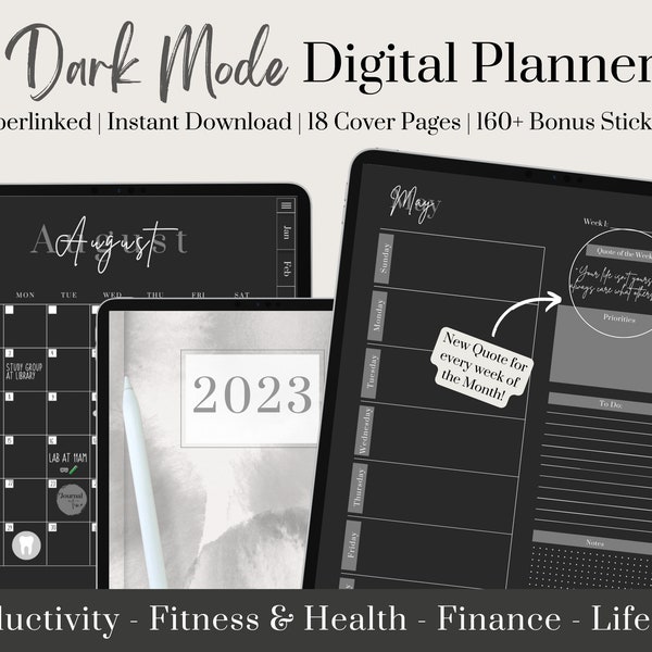 Good Notes Stickers, Digital Sticker Pack, School Planner Stickers ...