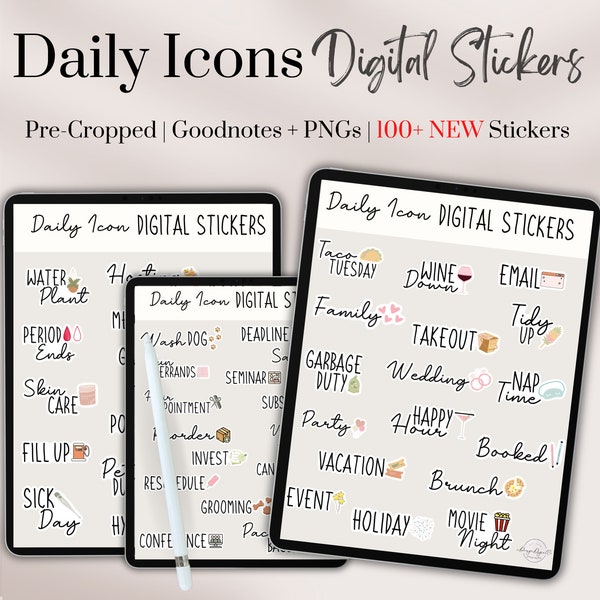 Goodnotes Stickers - Etsy