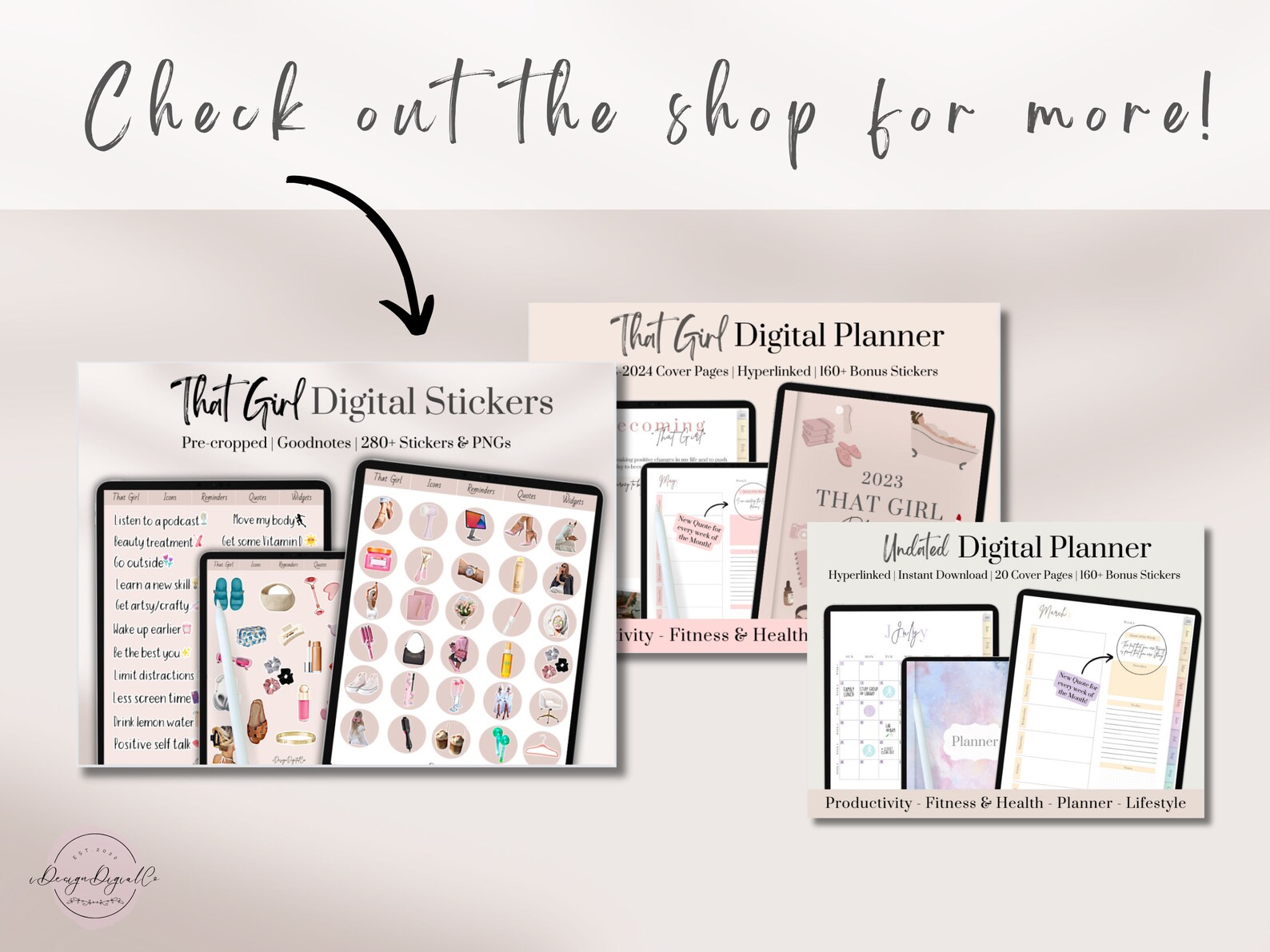 Good Notes Stickers, Digital Sticker Pack, School Planner Stickers ...