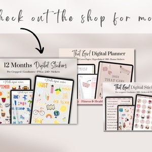 Everyday Life Stickers | Daily Icons Stickers | Goodnotes Stickers ...