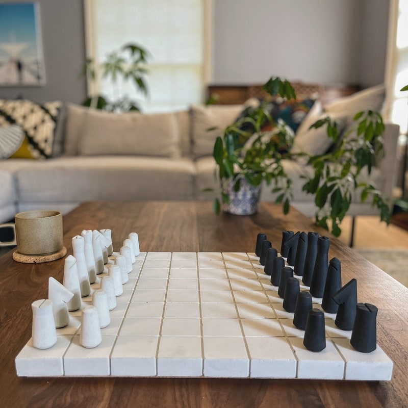 Minimalist Chess Set - Etsy