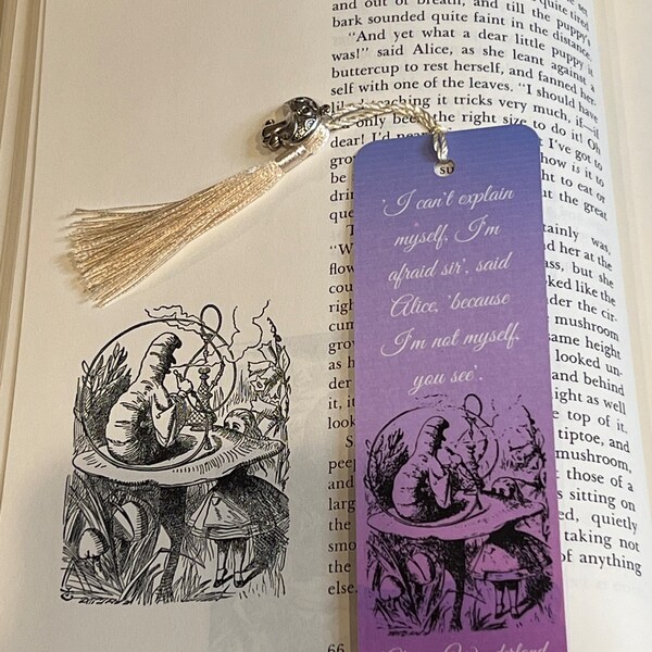 Alice in Wonderland Bookmark - Etsy