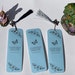 Blue Butterfly Bookmark With Charm| Quote| Saying| Tassel With ...