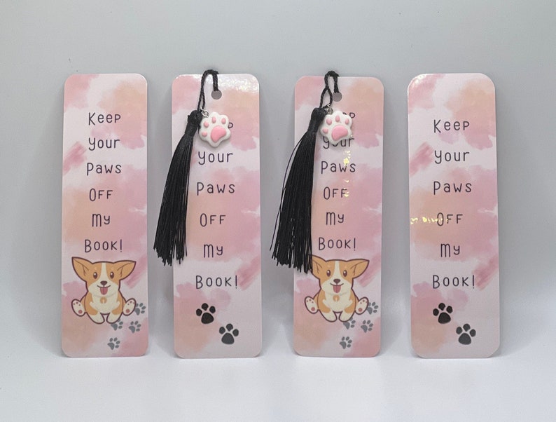 Keep Your Paws off My Book Bookmark Gifts for Dog Owners Gifts for Dog ...