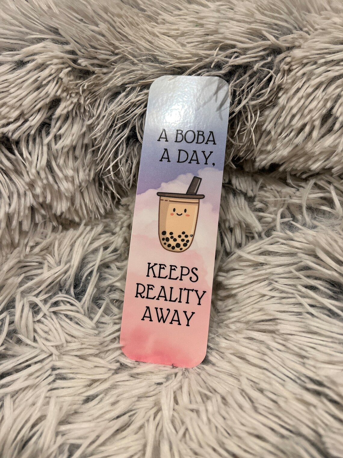 Boba Bookmarks Tapioca Milk Tea Pinkbookish Giftscute - Etsy