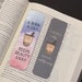 Boba Bookmarks| Tapioca| Milk Tea| Pink|bookish Gifts|cute Bookmarks ...