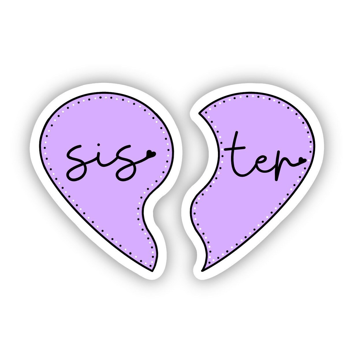 Sisters Matching Sticker Pair - Etsy