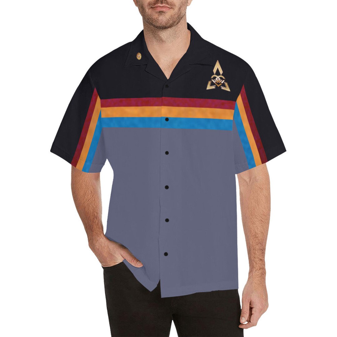Star Trip,dammit Wesley!,button-up Shirt,cosplay,sci Fi,star,starship ...