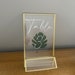 Gold Acrylic Wedding Table Number Sign | Table Decor | Wedding Signage ...