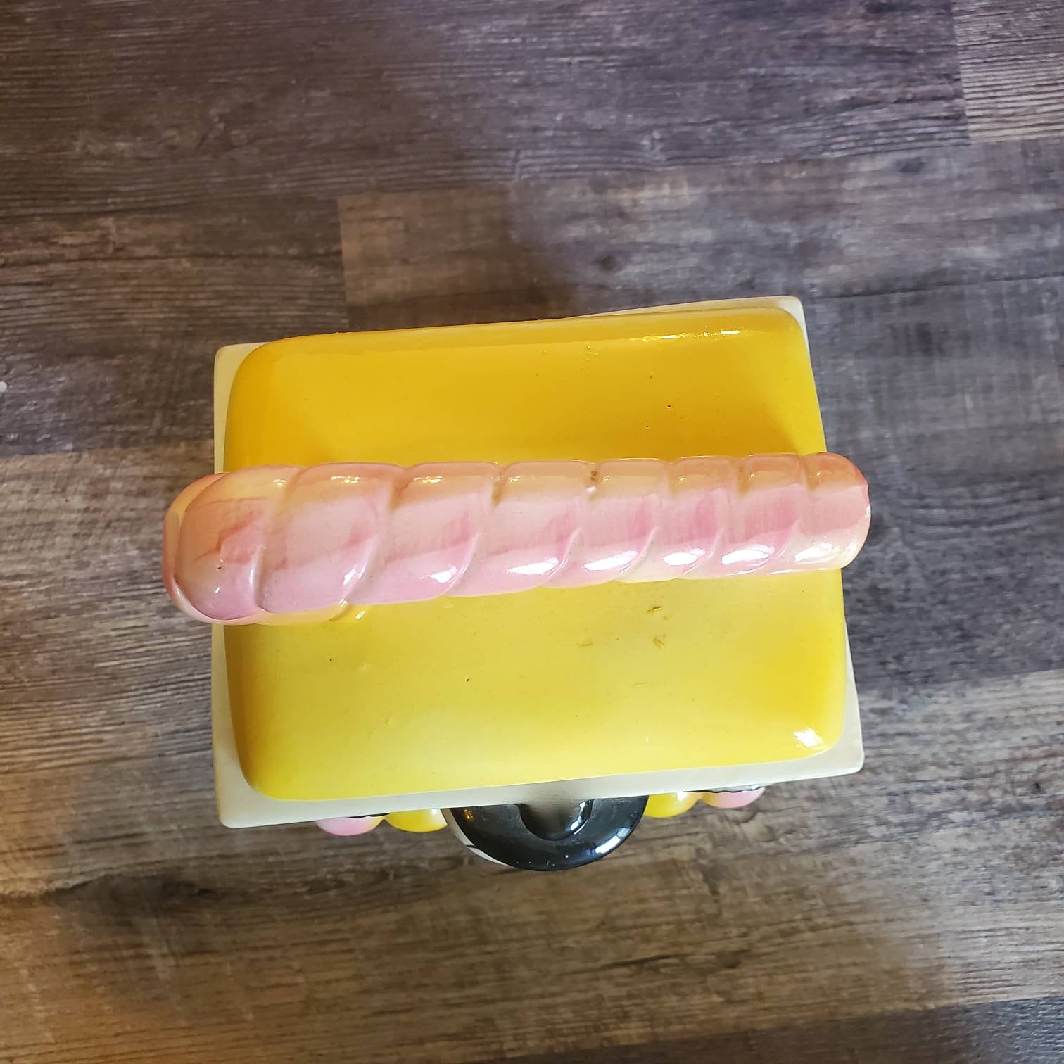 Vintage Candy Cane Baby Cookie Jar Ugemach American Bisque - Etsy