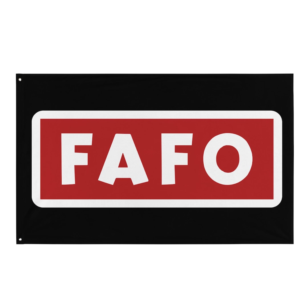 FAFO Flag - Etsy