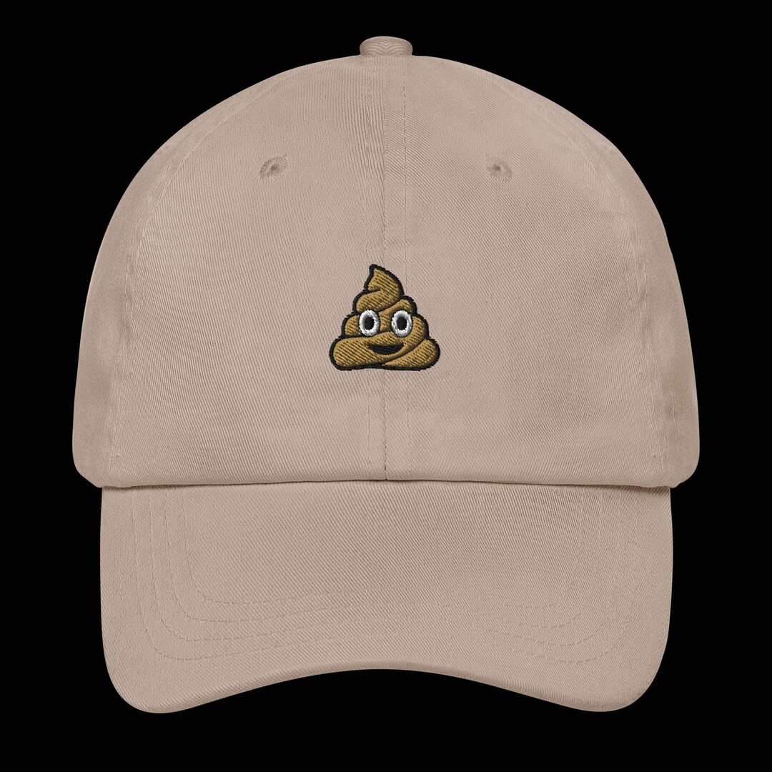 Embroidered Dad Hat – Poop Emoji | Trendy Adjustable Baseball Cap - Etsy
