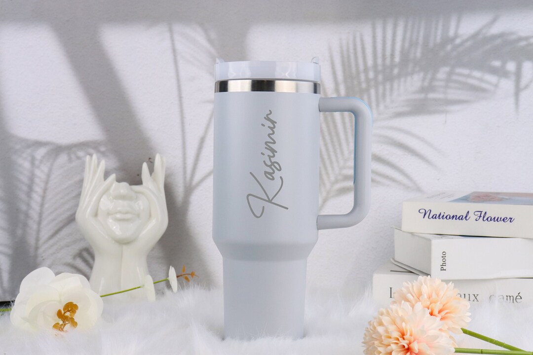 40 oz Mug with Handle Personalized Mug Custom Travel Mug Insulated Mug ...