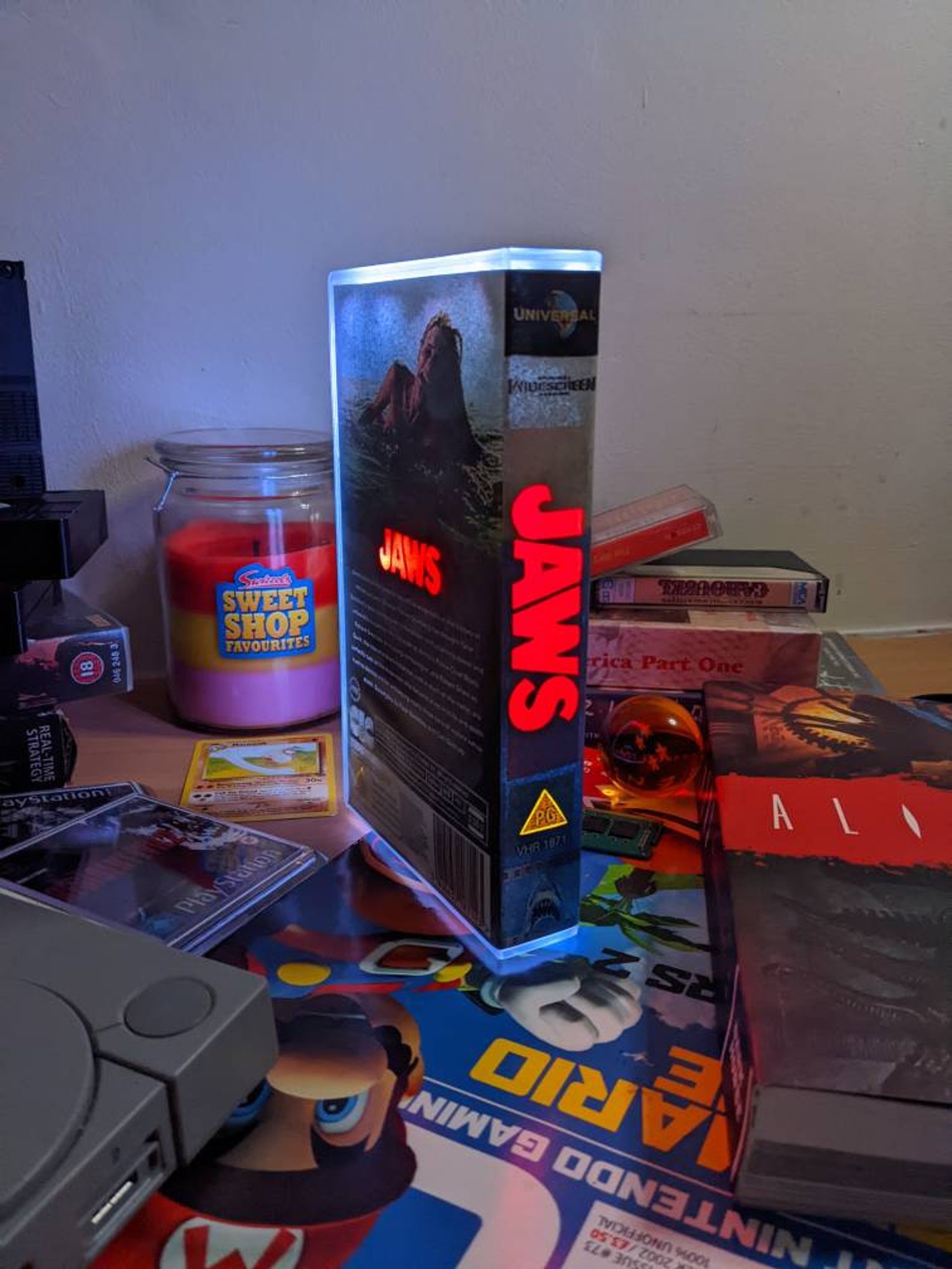 Jaws Retro VHS Case Custom VHS Cover Art VHS Lamp - Etsy Australia