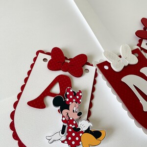 Minnie Mouse Red Banner - Etsy