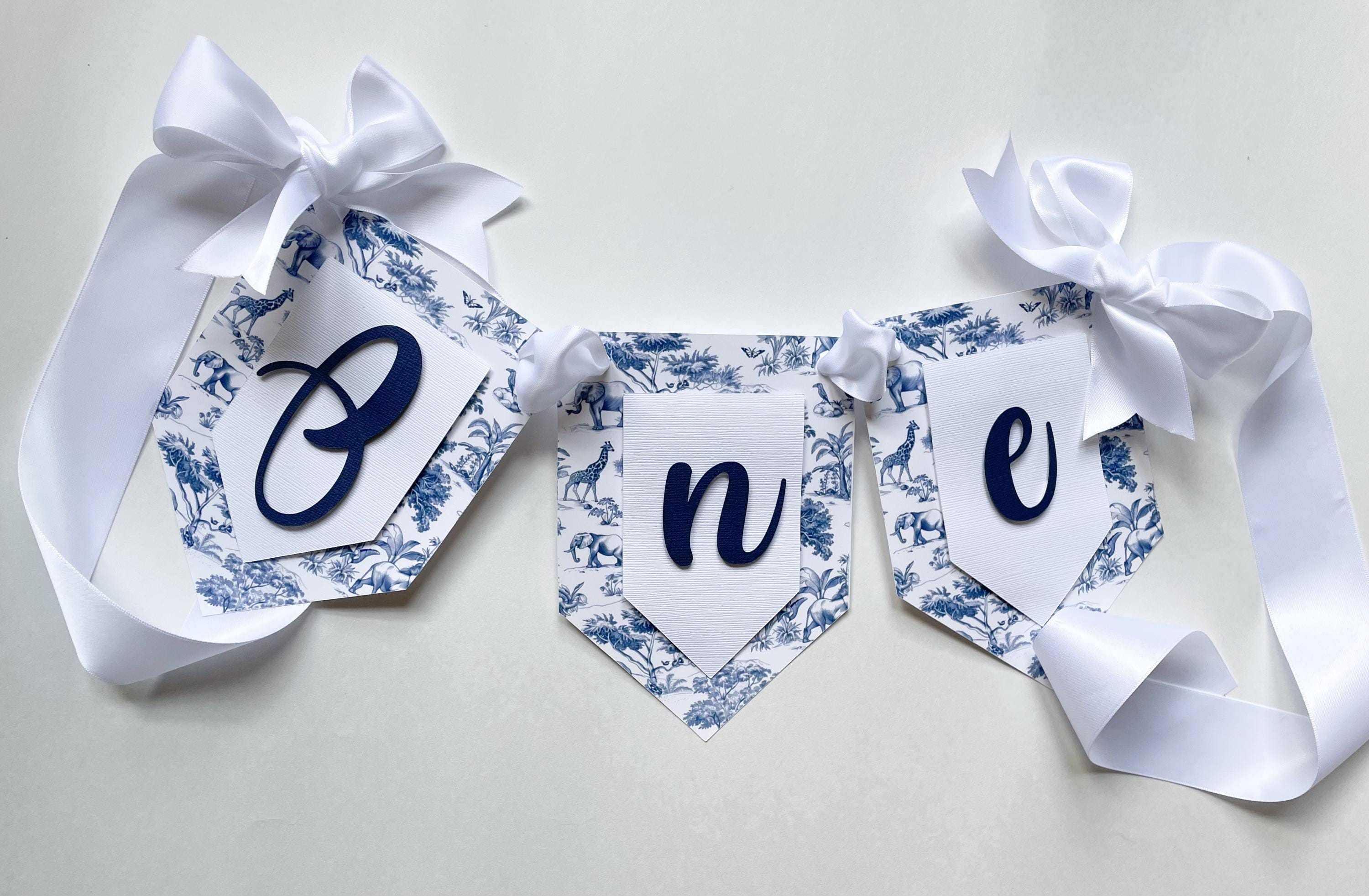 Chinoiserie Navy Blue Banner - Etsy