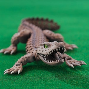 Alligator Figure | Articulated Crocodile | Caiman Toy - Etsy