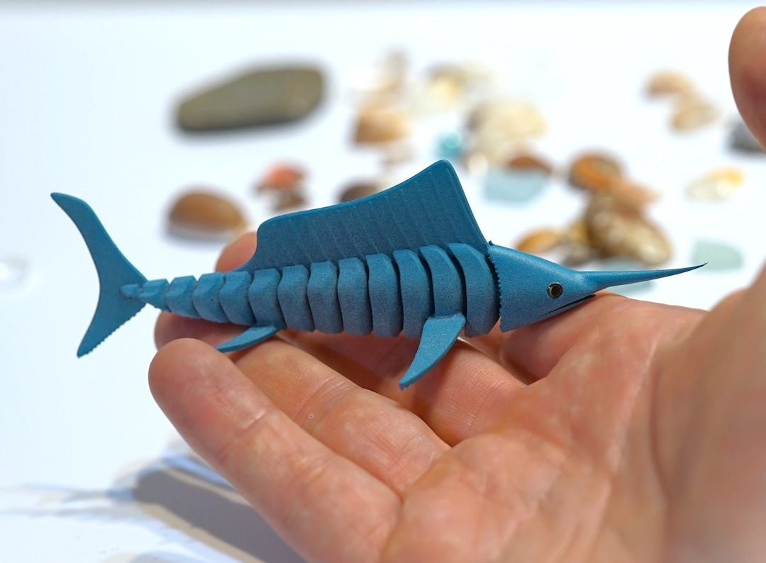 Marlin Charm From CUBO Japan | Sailfish Toy Figure - Etsy