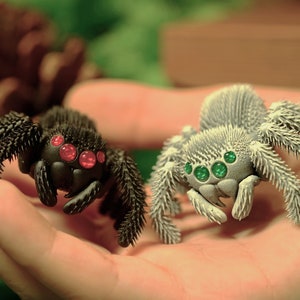 Jumping Spider Toy Figure - Etsy
