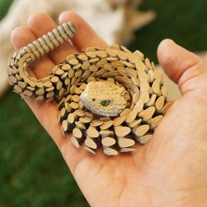Rattlesnake Figure Articulated Model Snake - Etsy