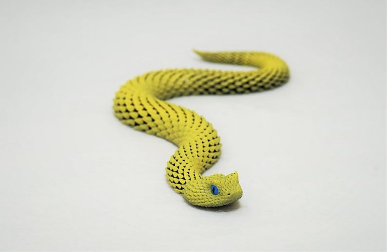 Snake Figure Toy Animal Articulated Model Viper Large - Etsy Canada