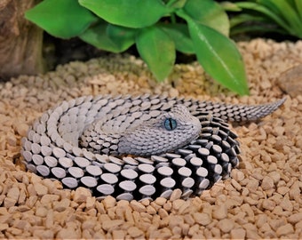 Snake Figure Toy Animal Articulated Model Viper Large - Etsy