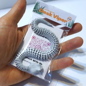 Snake Figure | Articulated Model Viper | Toy Animal | Small - Etsy