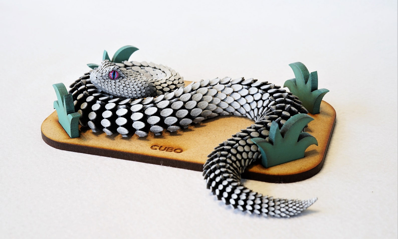 Snake Figure Toy Animal Articulated Model Viper Large - Etsy