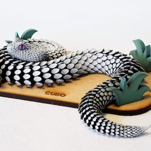 Snake Figure | Toy Animal | Articulated Model Viper | Large - Etsy