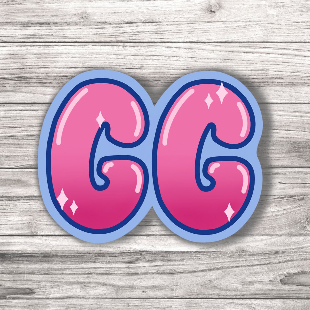 GG - Good Game - Gaming - Laminated Vinyl Sticker - Etsy