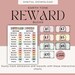 Earth Tones Editable Kids Reward Chart With Reward Bucks Allowance ...
